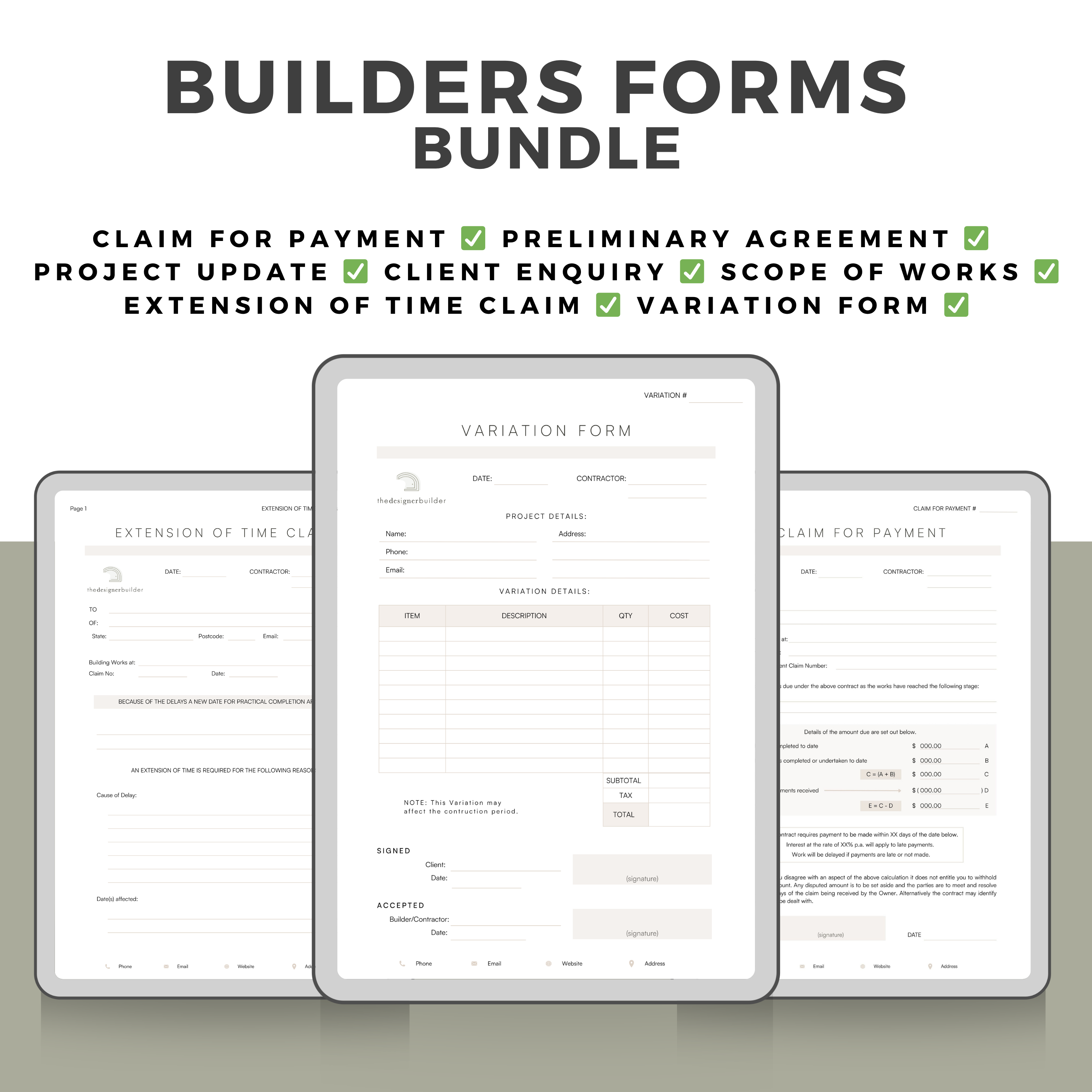 Forms | The Designer Builder