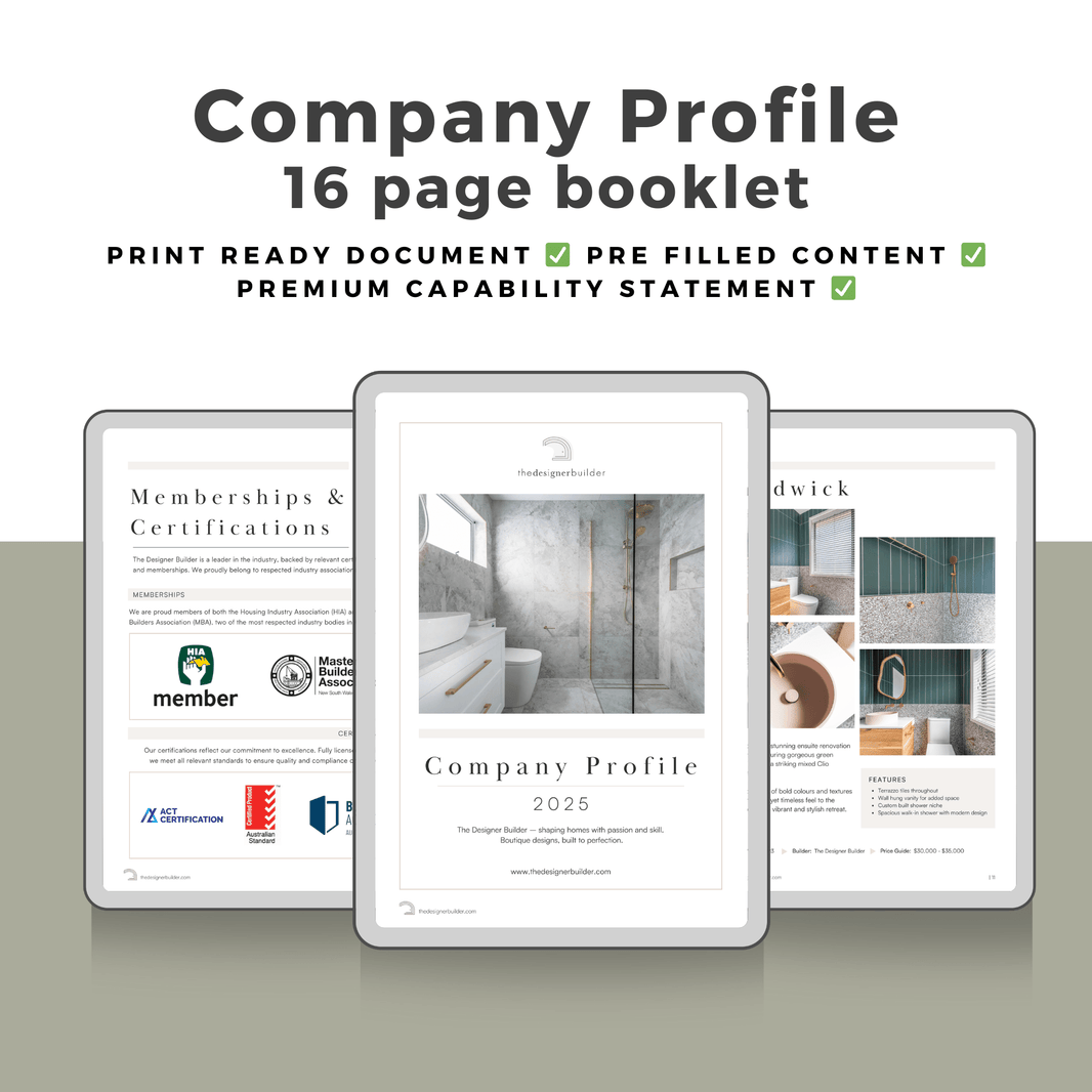 Capability Statements | The Designer Builder